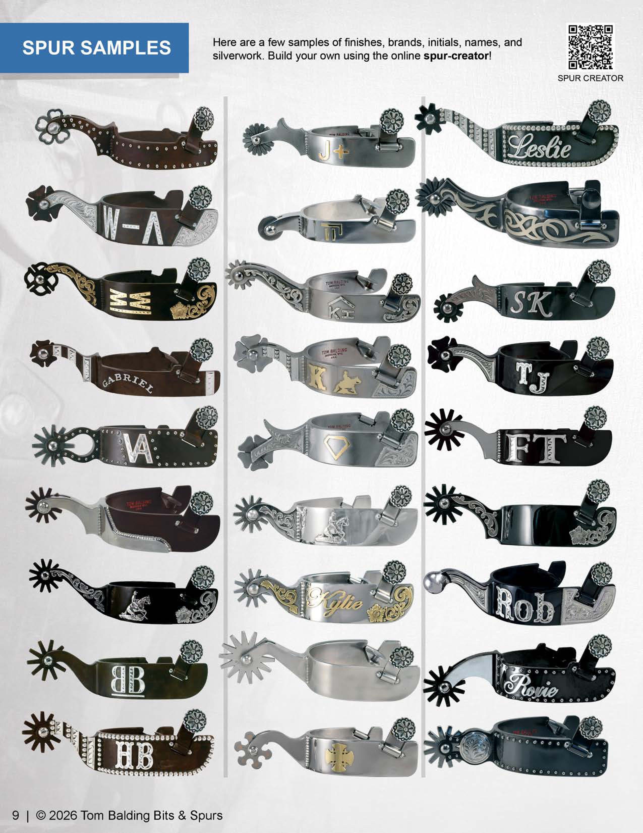 Ordering Custom Spurs — Made Simple – Tom Balding Bits & Spurs