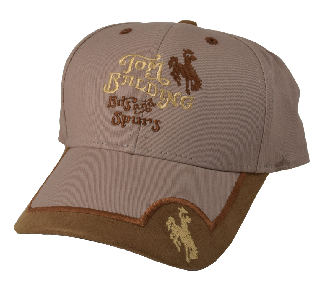 Tom Balding Khaki W/ Suede BrimClassic Logo Cap – Tom Balding Bits & Spurs