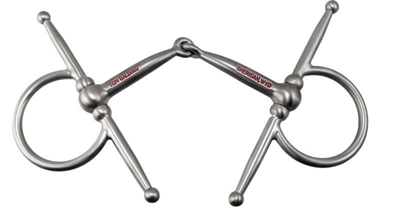 Full Cheek Snaffle Satin Stainless Finish – Tom Balding Bits & Spurs