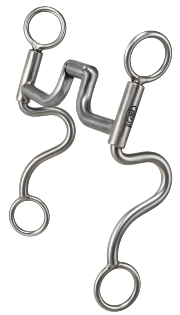 Baseline Medium S Shank Hinge Port – Tom Balding Bits & Spurs