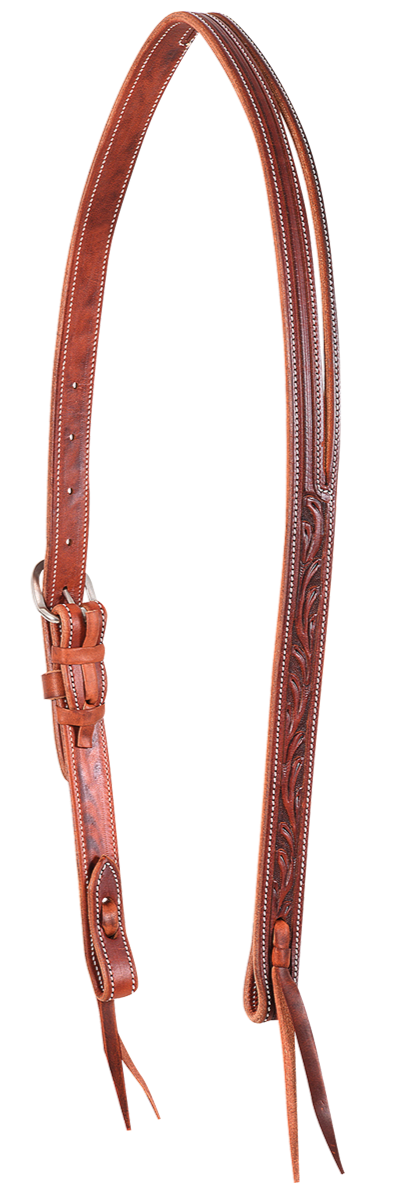 Split Ear Leather Headstall – Tom Balding Bits & Spurs